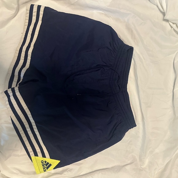 adidas | Shorts | Adidas Blue And Yellow Athletic Shorts | Poshmark